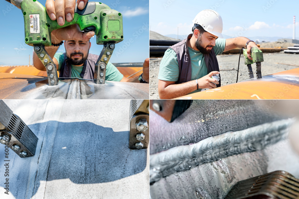 Magnetic particle inspection of nondestructive testing methods (NDT ...