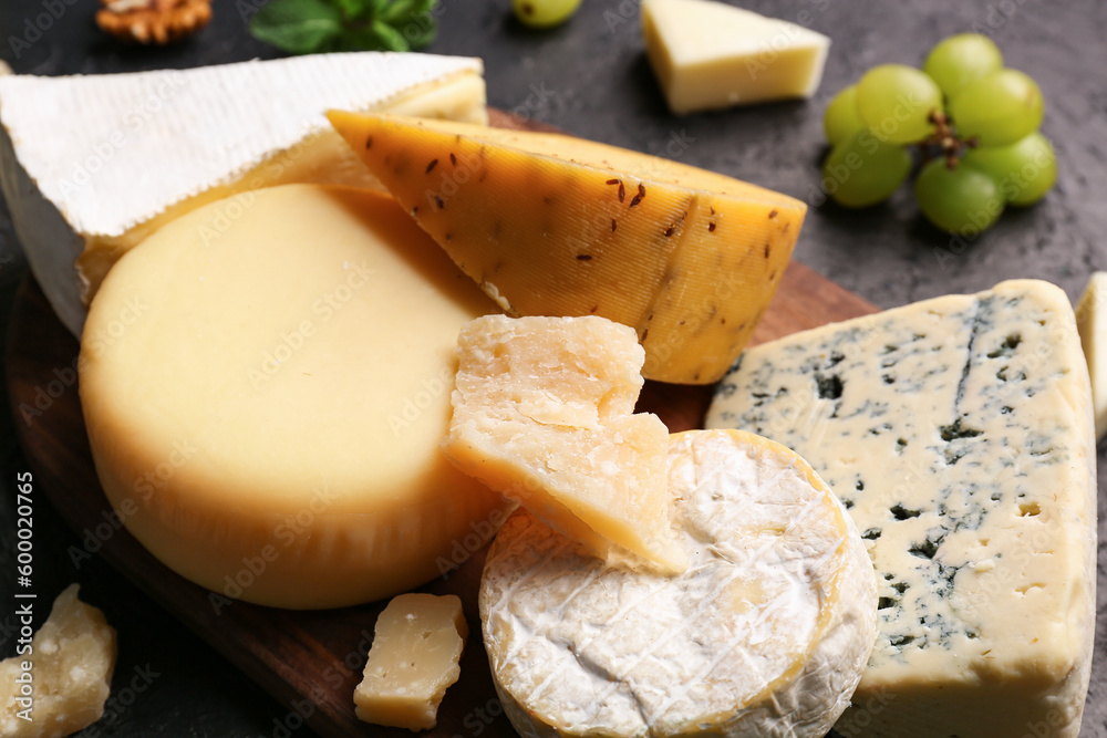 Different types of tasty cheese on table, closeup 素材庫相片 | Adobe Stock