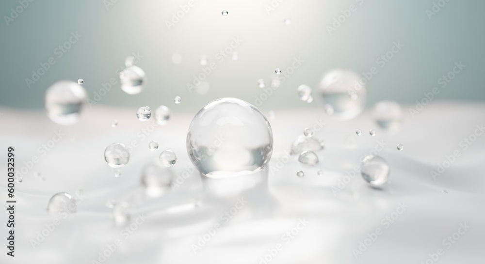 skin cell. serum molecules through the skin layer and reduce up saggy ...