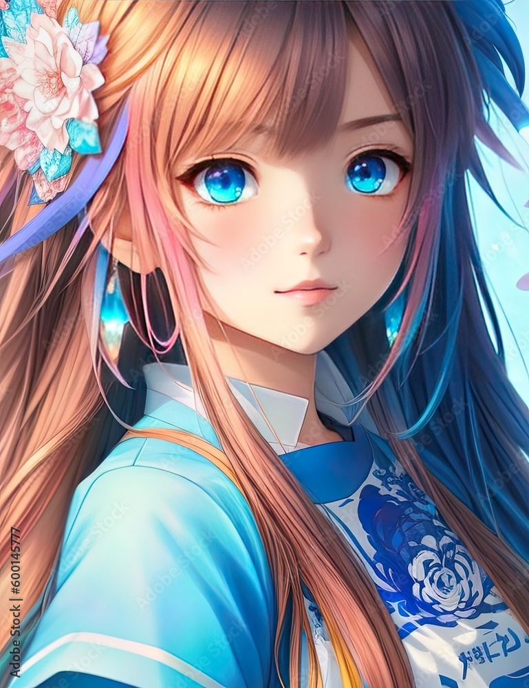 The most cutest Waifu | Cute Anime Girl | Gorgeous anime girl portrait ...