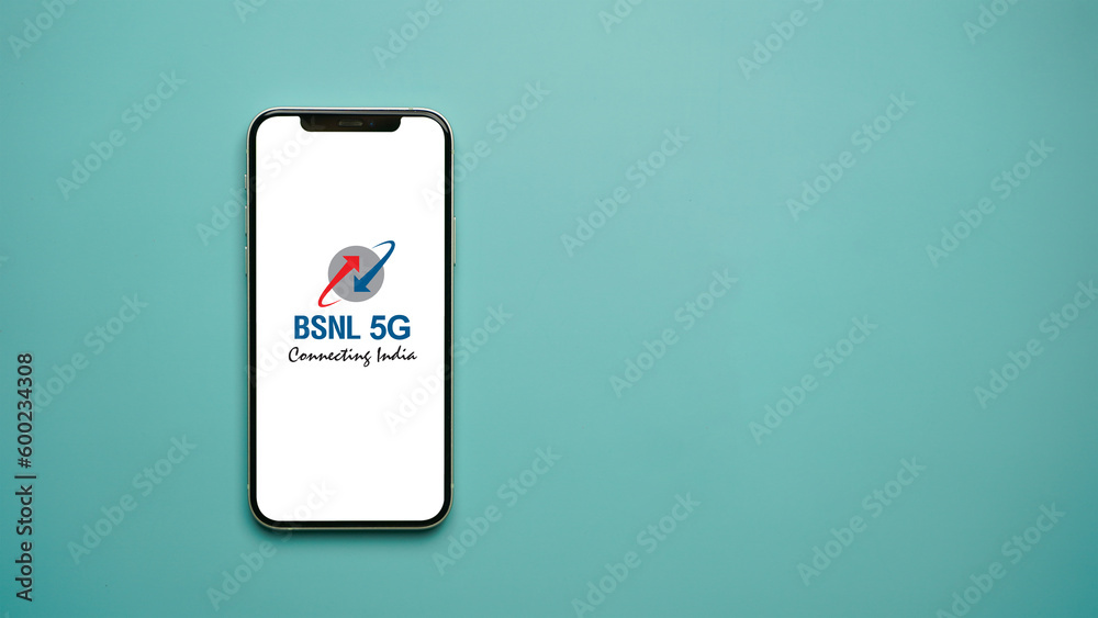 BSNL 5G displayed on a mobile phone screen, also known as Bharat ...