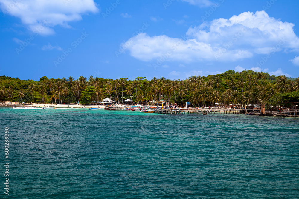 Beach of the Island May Rut Trong,near the island of Phu Quoc, Vietnam ...
