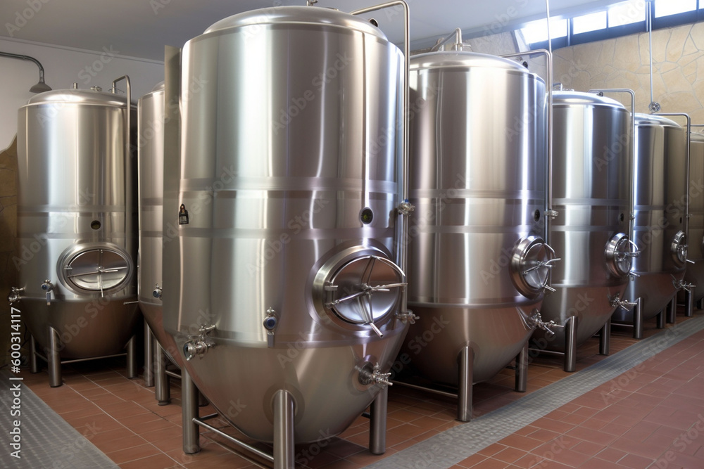stainless container aluminum drink factory steel industry production ...