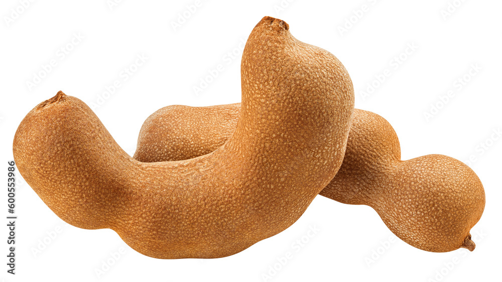tamarind, isolated on white background, full depth of field Stock Photo ...