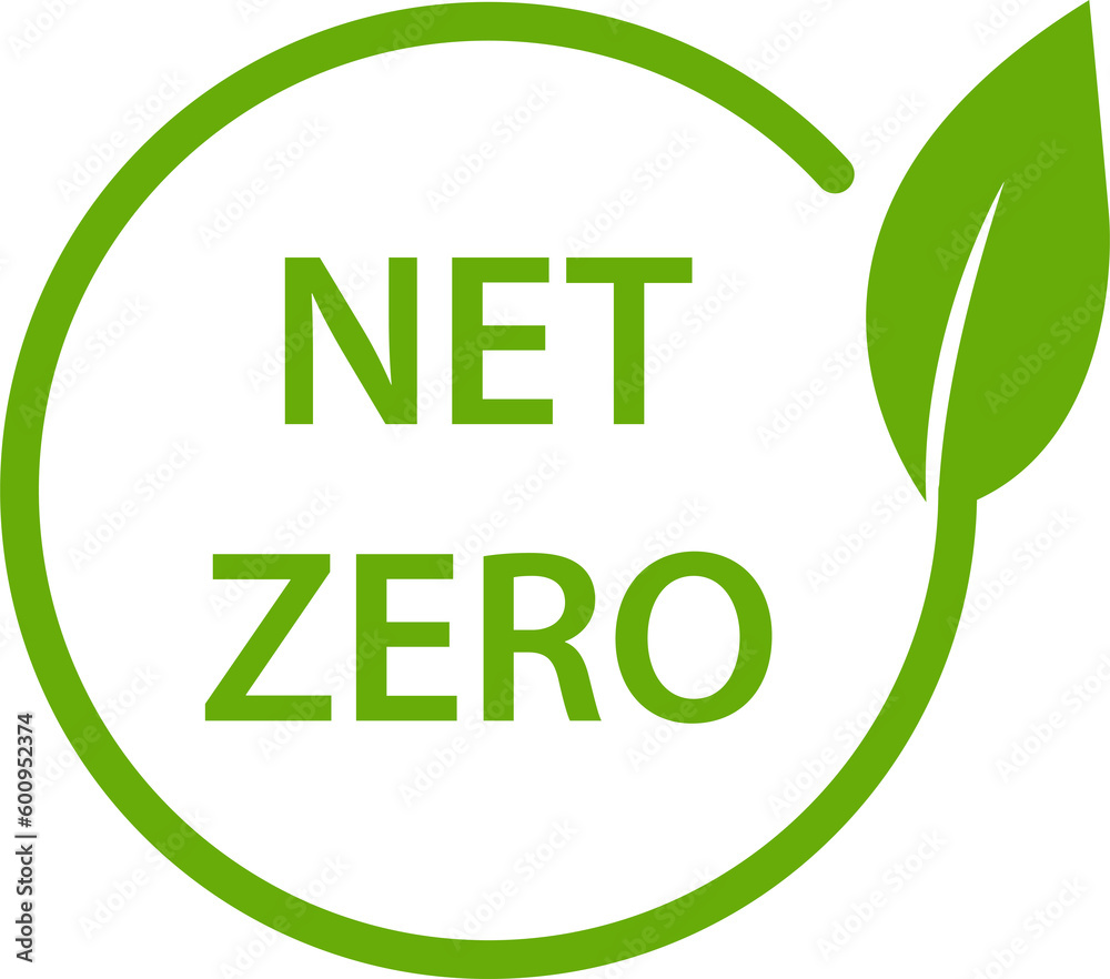 net zero carbon footprint icon emissions free no atmosphere pollution ...