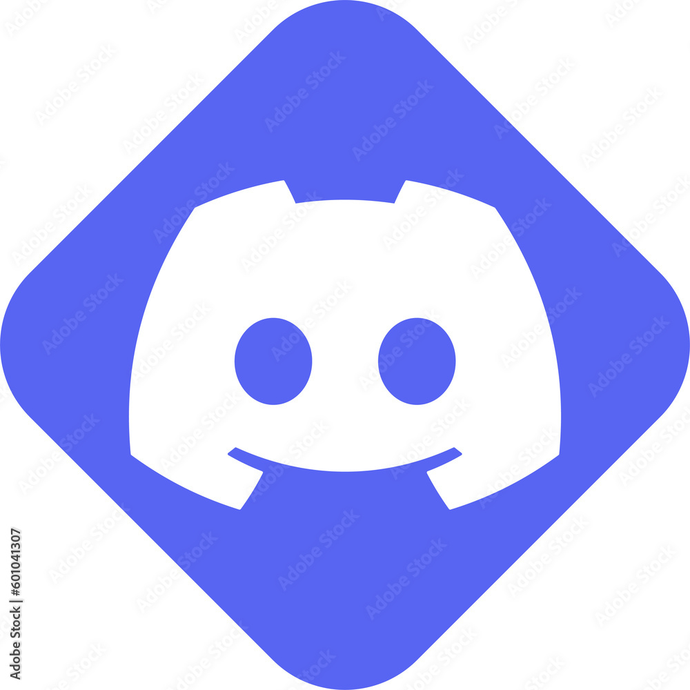 Discord logo icon, social media icon Stock Illustration | Adobe Stock