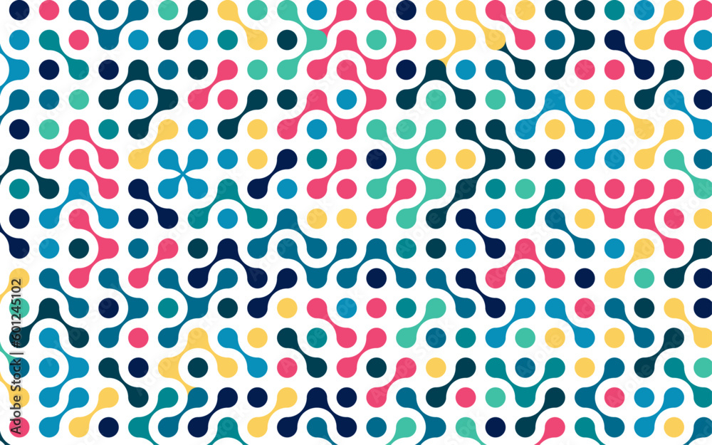 Simple metaballs pattern in various size and random colours ...