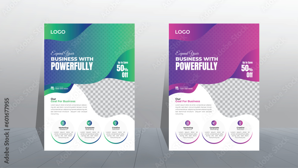 Corporate business Modern colorful Gradient layout , Brochure design ...