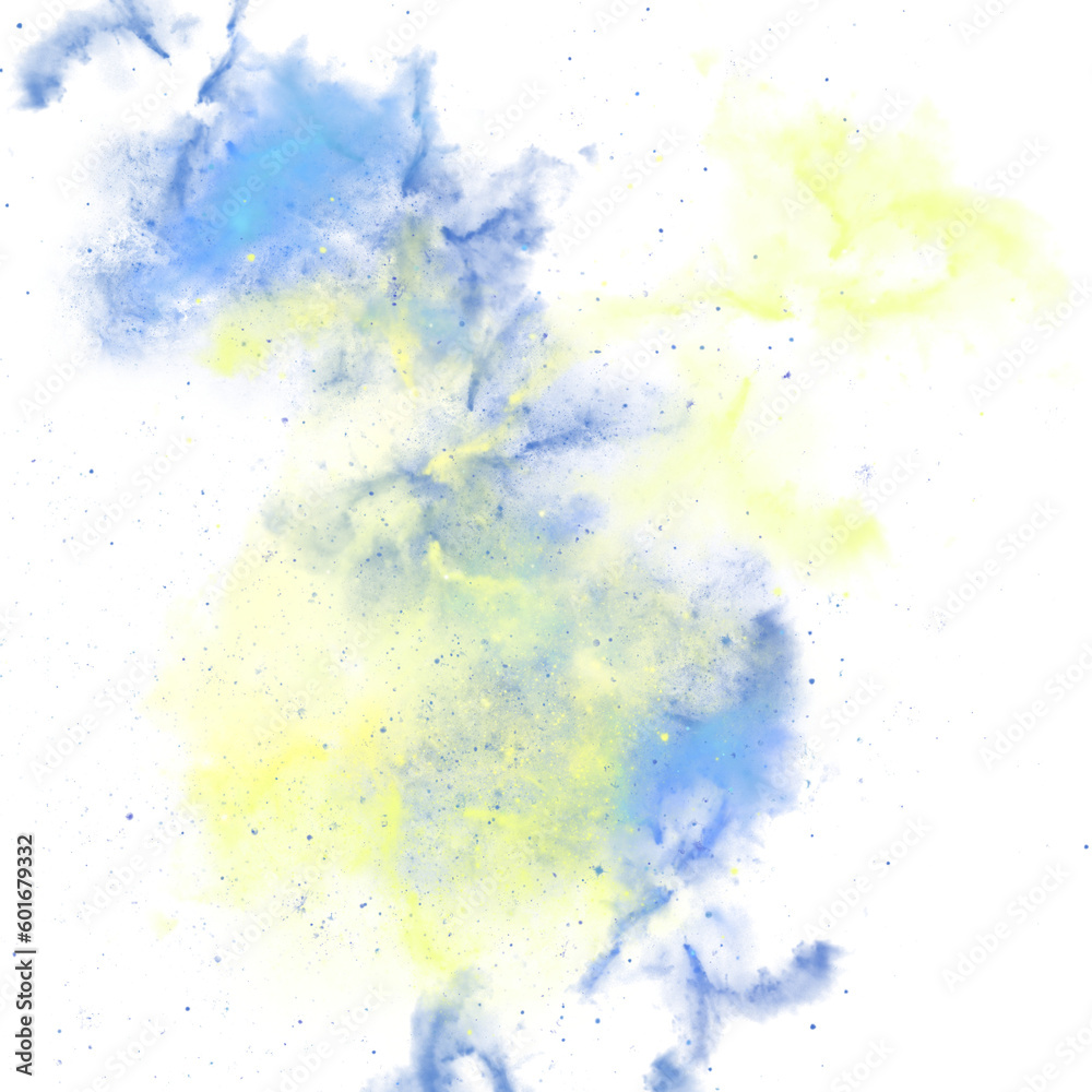 Watercolor Galaxy Stars Splashes Transparent Background Clipart Stock ...