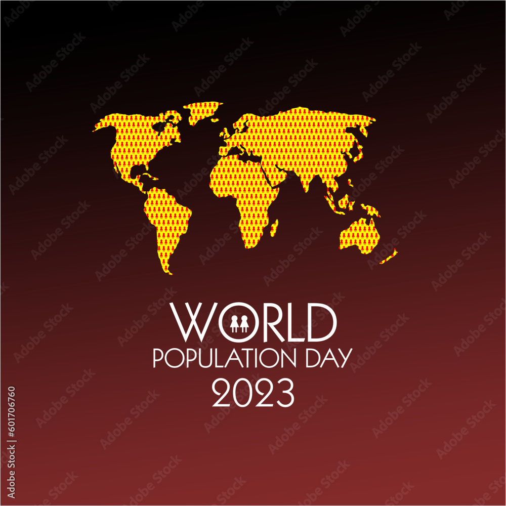 Vetor World Population Day, Population day, earth, world, globe, planet ...