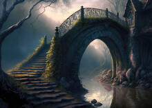 Fantasy Bridge Free Stock Photo - Public Domain Pictures