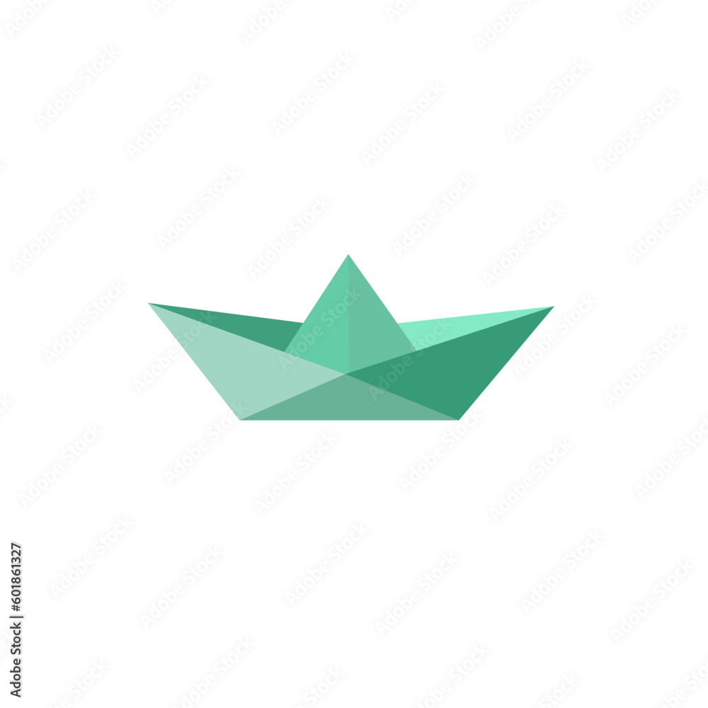 Paper boat vector clipart illustration Stock Vector | Adobe Stock