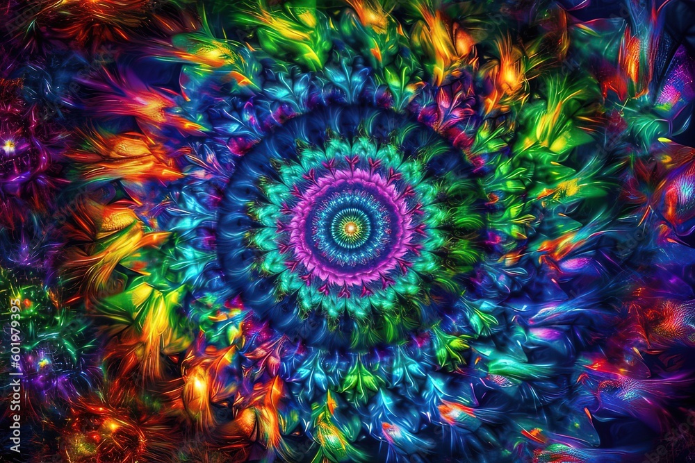 Ilustración de Stock Gradient Optical Illusion Vector Background ...