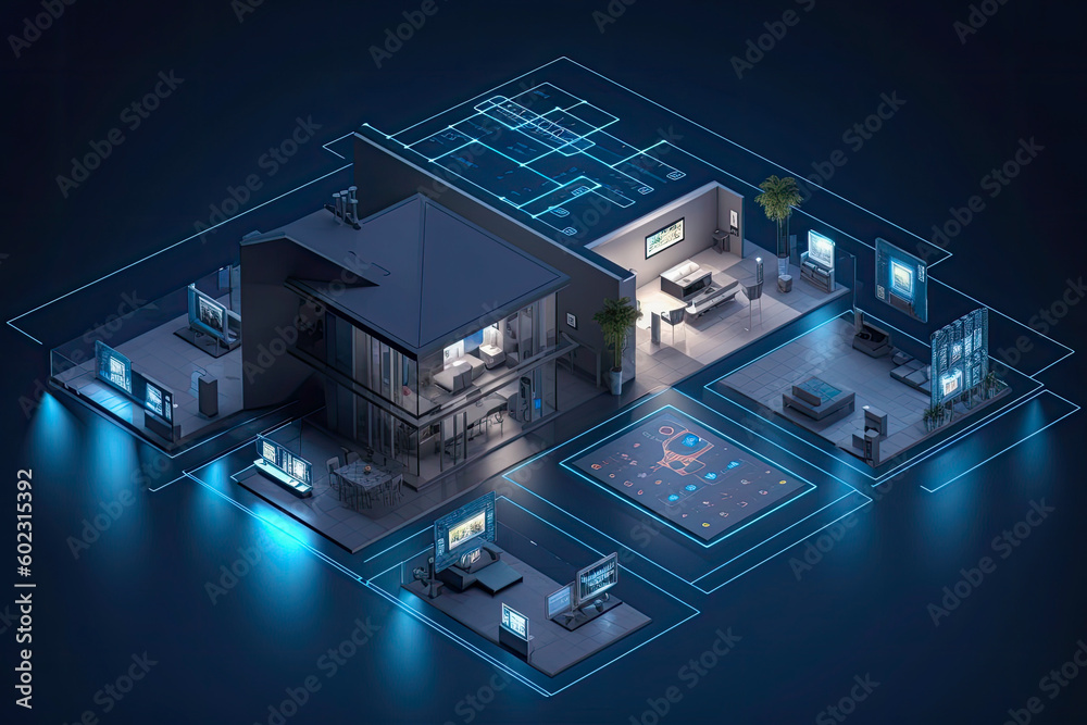 Modern smart home management system using augmented reality. Smart ...