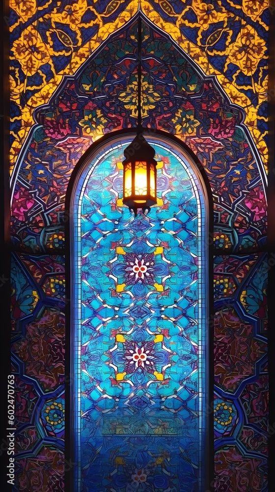 Wallpaper with intricate ornate geometric patterns inspired by Islamic ...