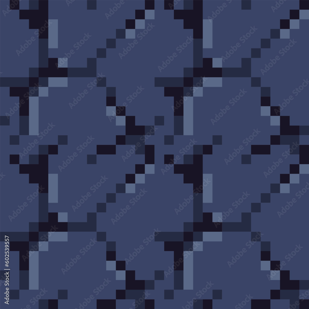เวกเตอร์ Stock Ground or stone texture tile seamless pattern, for pixel ...