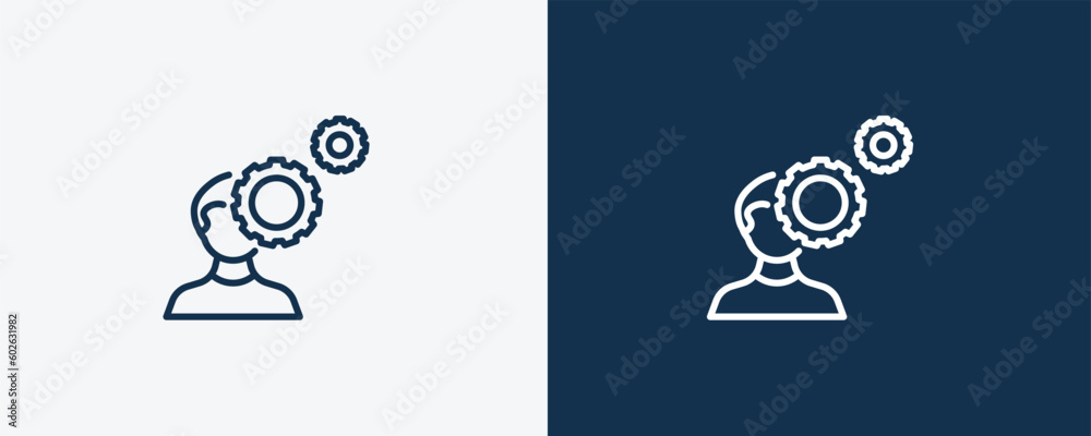 behavioral competency icon. Outline behavioral competency icon from ...