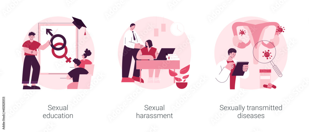 Image Vectorielle Stock Sexual Behavior Abstract Concept Vector 9555