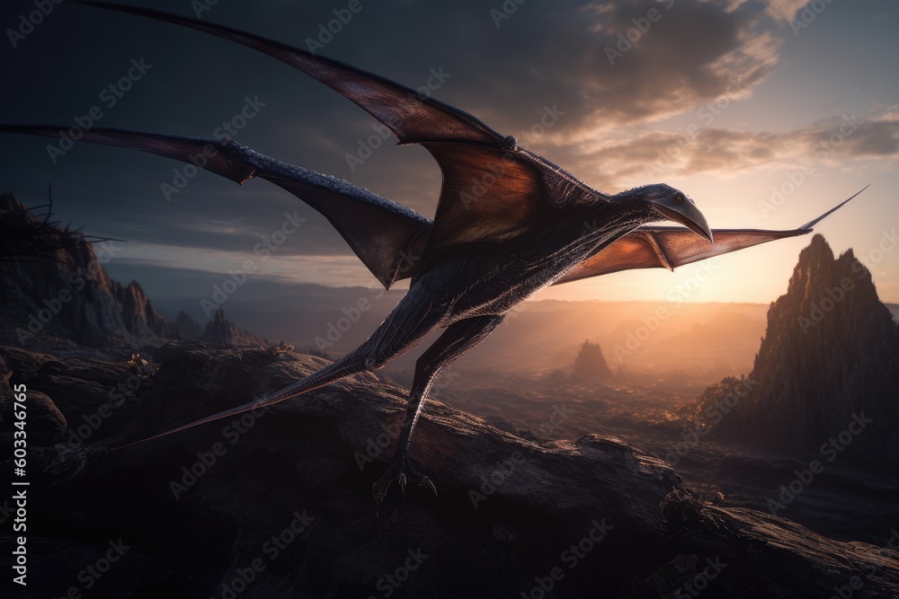 Dinosaurs. The dominant group of land vertebrates in the Mesozoic era ...