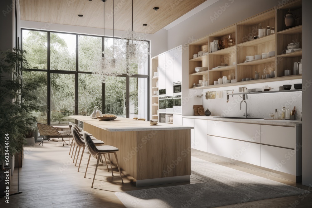 Calm Luxurious slow living sustainable mcm mid century modern interior ...