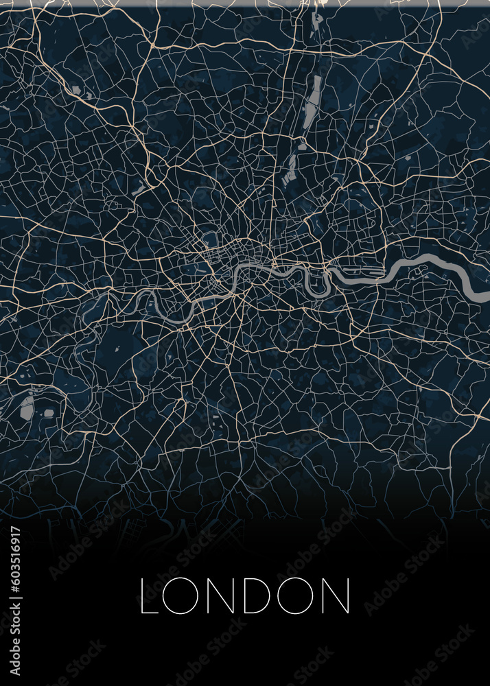 London England capital modern city map design Stock Illustration ...
