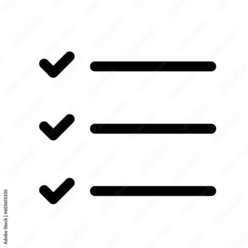 Checklist Tool Bar Solid Icons and Symbols Png Illustrator Stock Vector ...