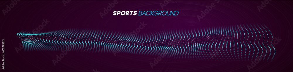 Sports background vector. Futuristic dynamic motion technology ...