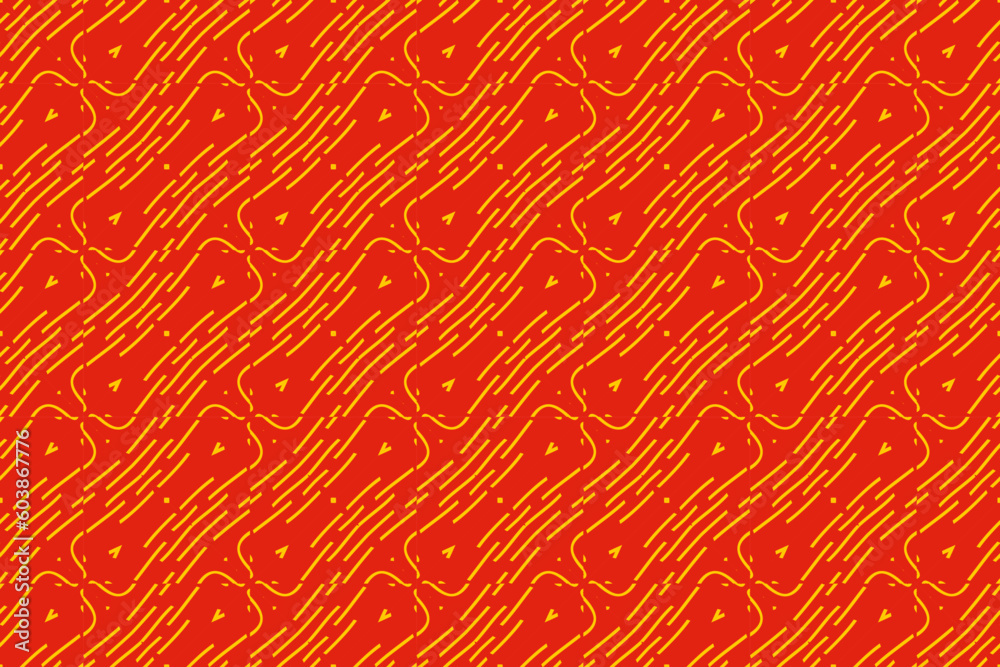 Red and orange background with swirls. Seamless pattern in vector ...