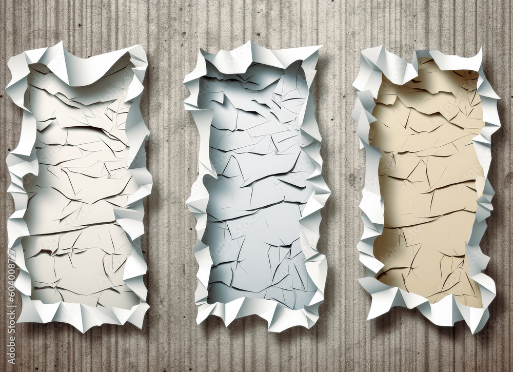 Realistic torn paper backgrounds. Ripped background with copy space ...