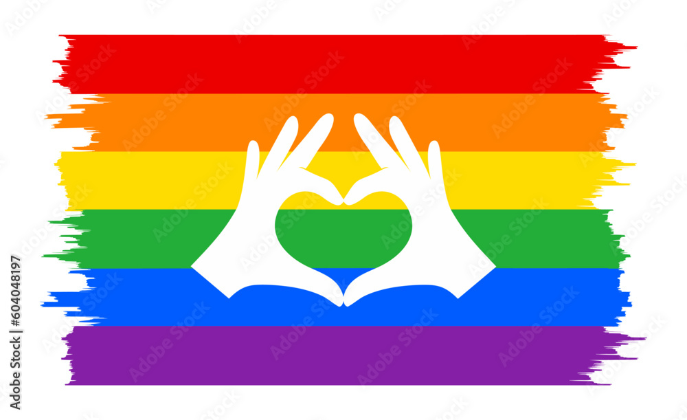 lgbtqia flags, heart, logo, clipart, icon, Pride month decorations ...