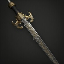 Elaborate Sword Hilt Free Stock Photo - Public Domain Pictures