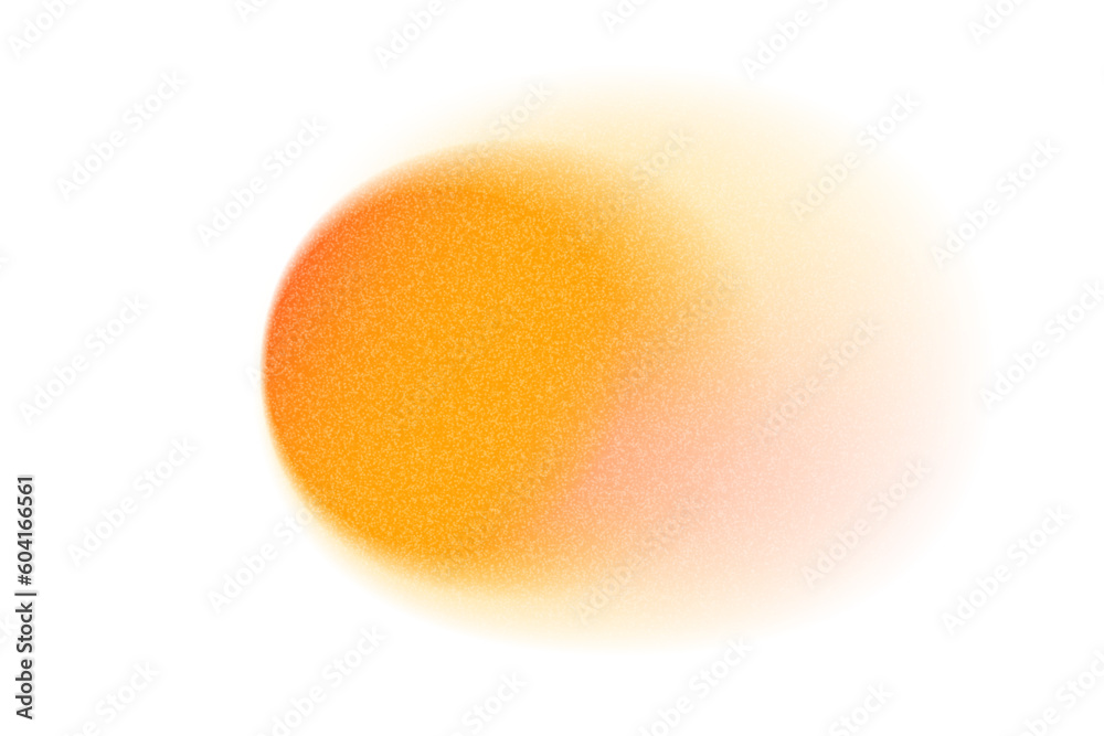 Color gradient, gradation circle, vector grain noise texture ...