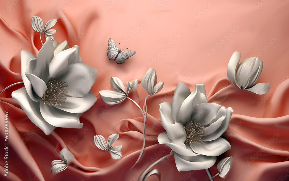 3D poster and wallpaper, wallart, interior wall poster, decor flower ...