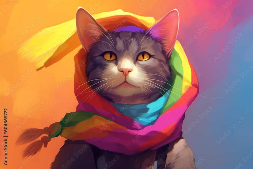 Celebrating diversity and inclusivity. This bold, colorful illustration ...