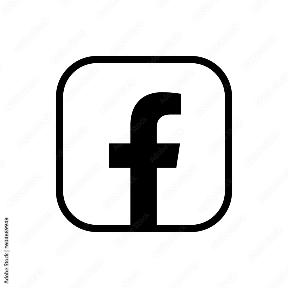 facebook logo. facebook icon , social media icons. social media and ...