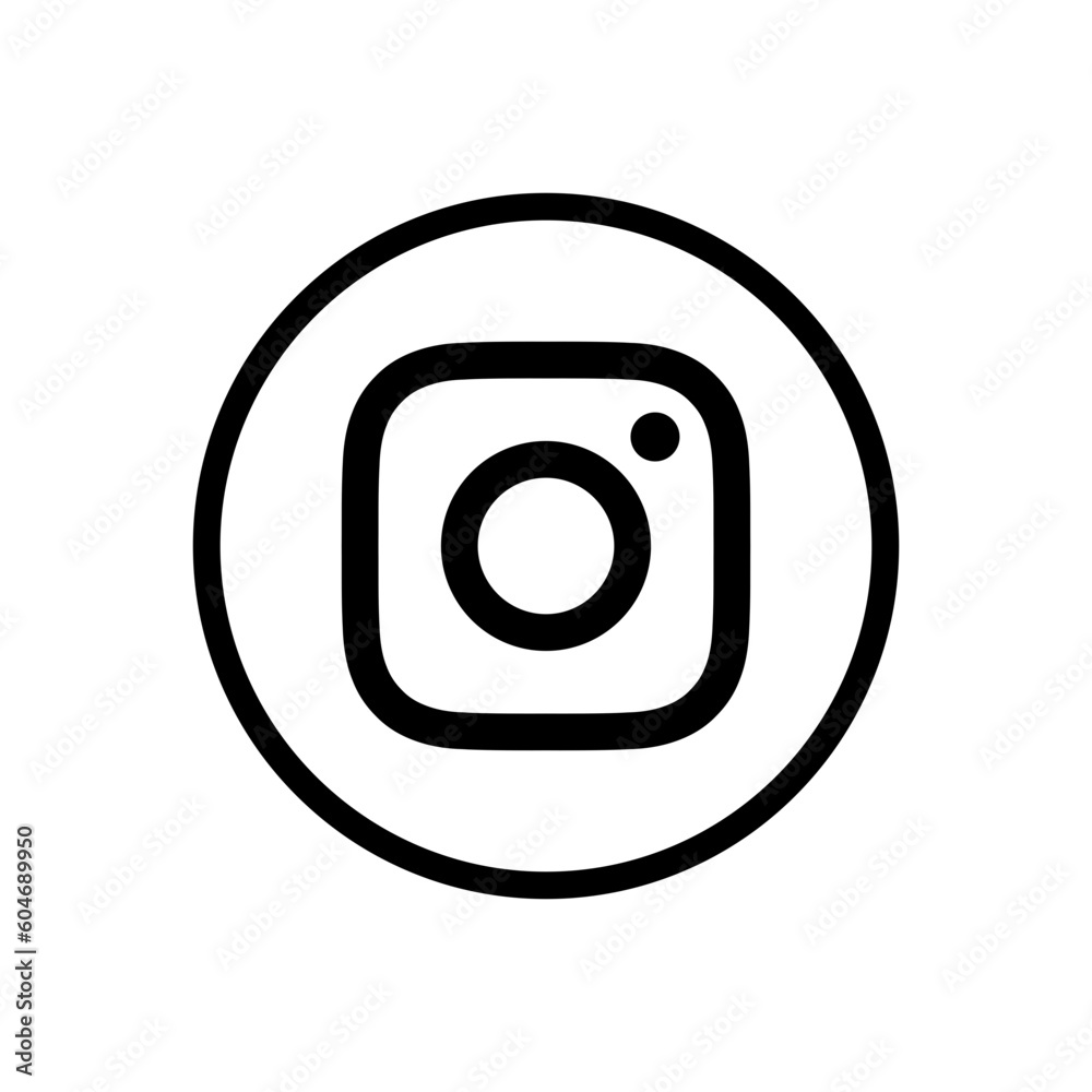instagram logo. instagram icon , social media icons. social media and ...