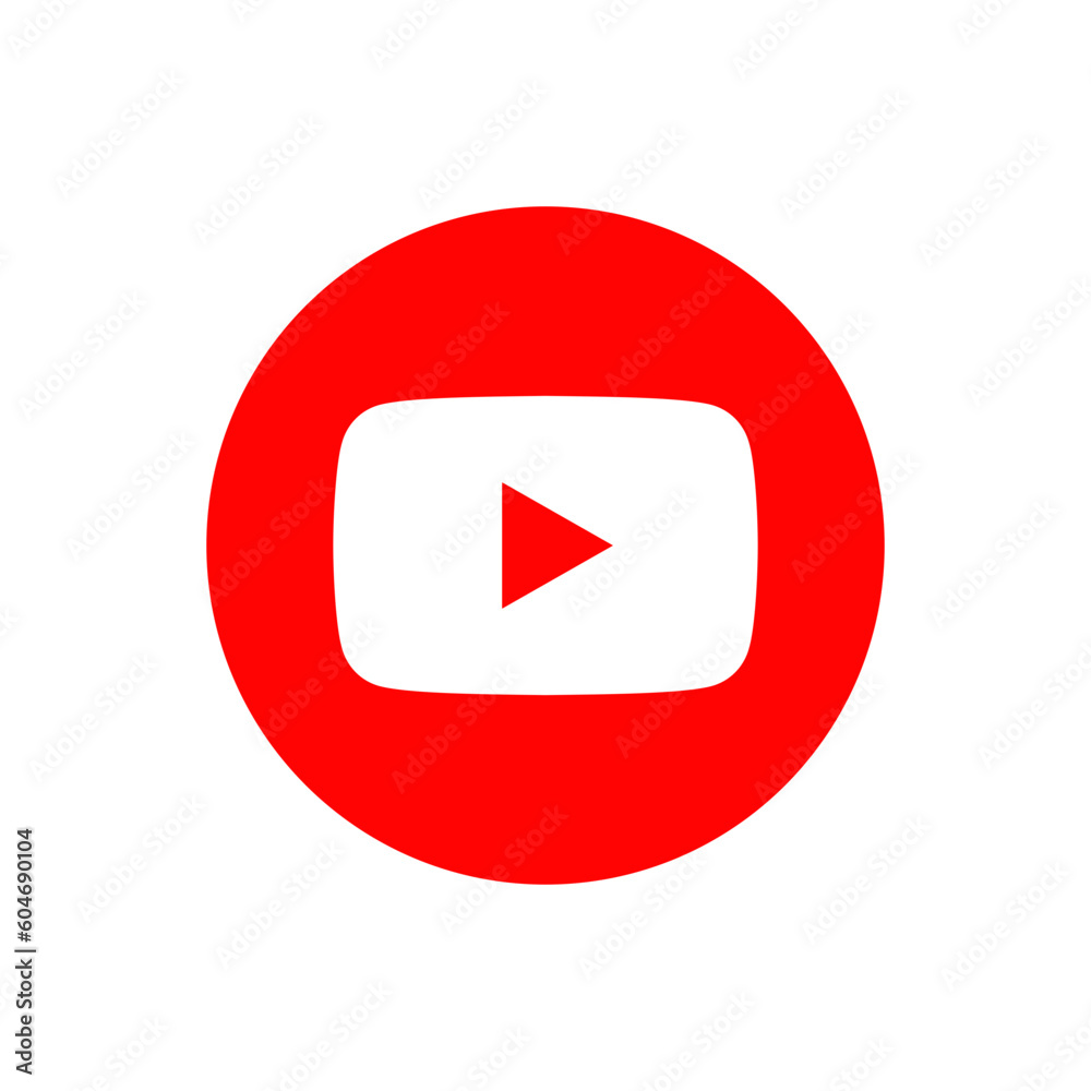 youtube logo. youtube icon , social media icons. social media and social network logos. vector ...