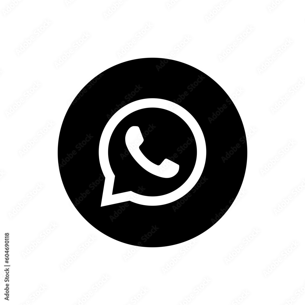 whatsapp logo. whatsapp icon , social media icons. social media and ...