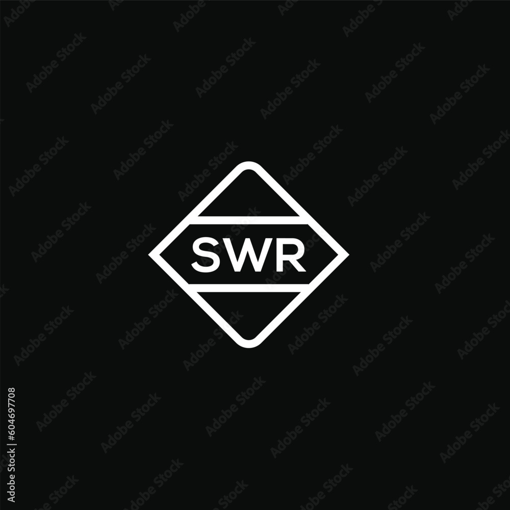 SWR letter design for logo and icon.SWR monogram logo.vector ...