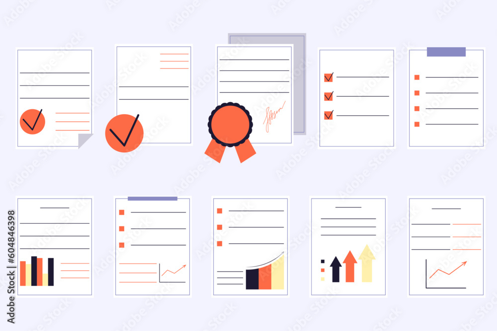 Document icon, a document icon representing a blank sheet of paper, an ...