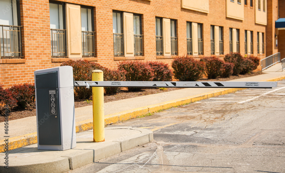 Parking lot gate: a symbol of access control, security, order, and the ...