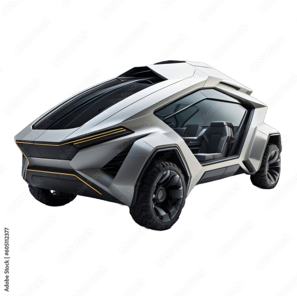 Future Car, EV Car, Future Clean Energy, isolated, transparent ...