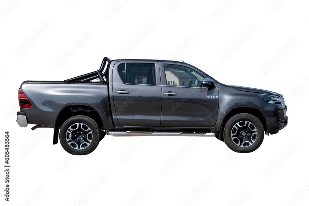 Cluj-Napoca, Cluj-Romania-22.05.2023-No background Toyota Hilux 2021 ...
