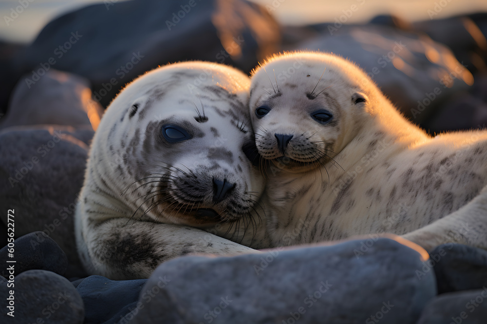 Seals are a group of semi-aquatic marine mammals that belong to the ...