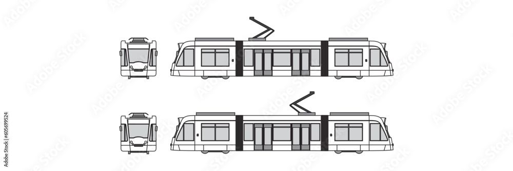 subway outline, year 2000, metro transportation, isolated white ...