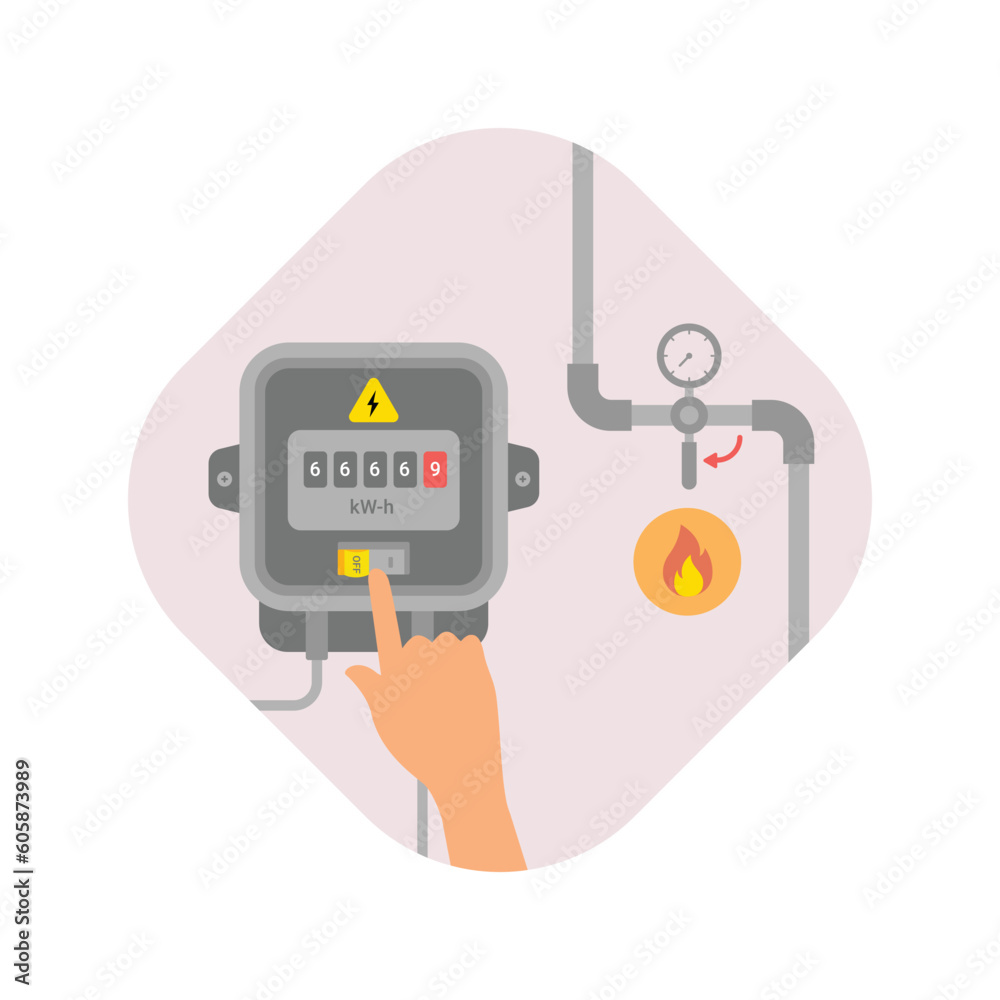 Earthquake emergency safety rules and instruction vector illustration ...