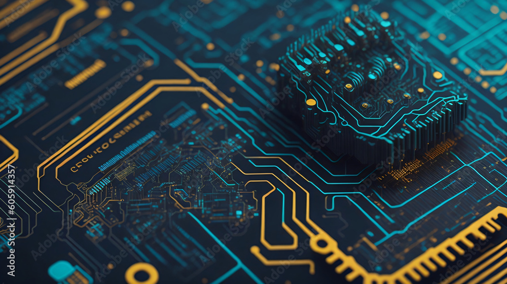 Technological Pathways: Mapping the Future's Circuitry. Generated AI ...