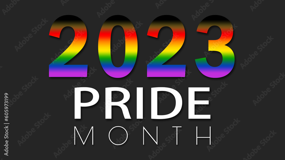 Happy Pride Month 2023 LGBT Philadelphia Rainbow Pride Flag Background ...