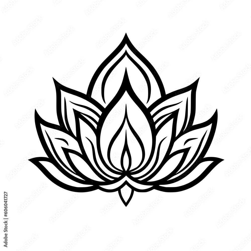 Lotus vector illustration isolated on transparent background Stock ...