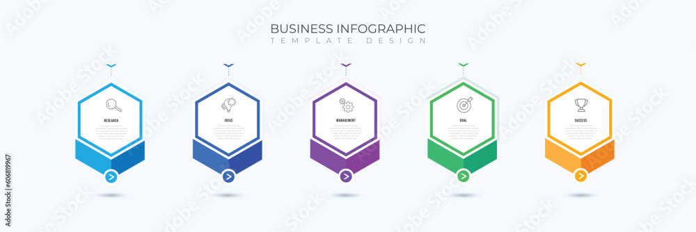 infographic business design template vector for infographic timeline ...